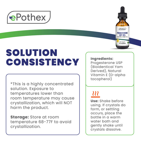 Progesterone Vitamin E Oil - Progesterone USP + Vitamin E Oil - 2 oz ...