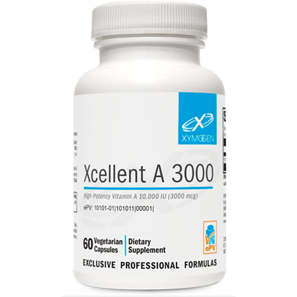 Xymogen Xcellent A 3000 60 Capsules - ePothex